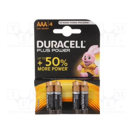 Baterija DURACELL LR03 PLUS